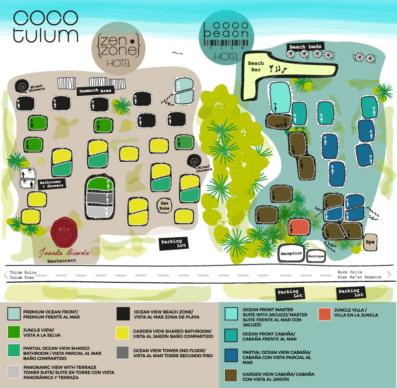 Coco Tulum | The black and white boutique hotel of Tulum.